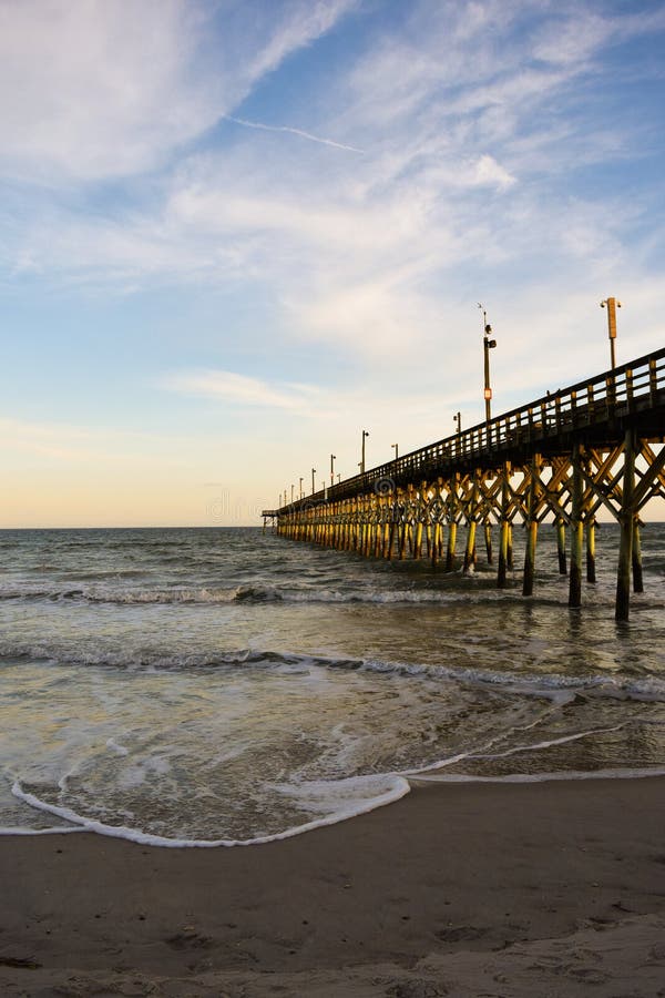 Ocean Pier stock image. Image of lines, tropical, waves - 81872747