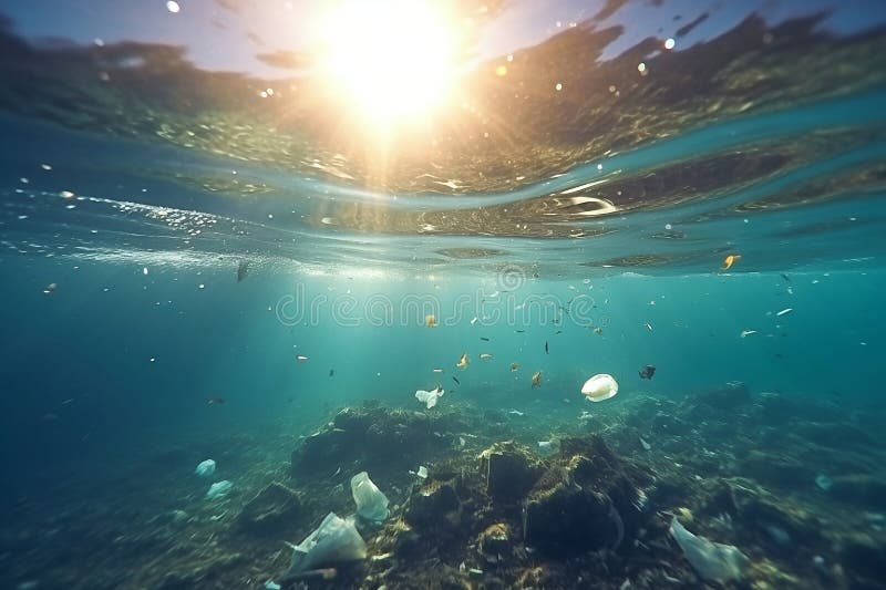 Ocean Pollution with Garbage, Environmental, Ecological Disaster ...