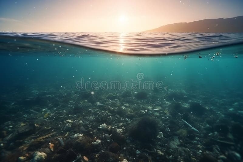 Ocean Pollution with Garbage, Environmental, Ecological Disaster ...