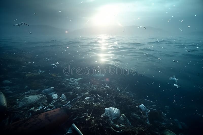 Ocean Pollution with Garbage, Environmental, Ecological Disaster ...