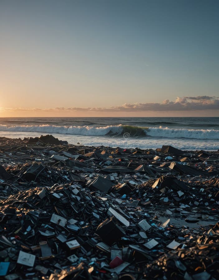 Ocean Pollution: a Global Crisis Unfolding Stock Illustration ...