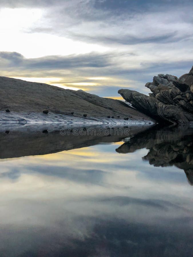 Ocean reflection stock image. Image of sunset, reflection - 217927871