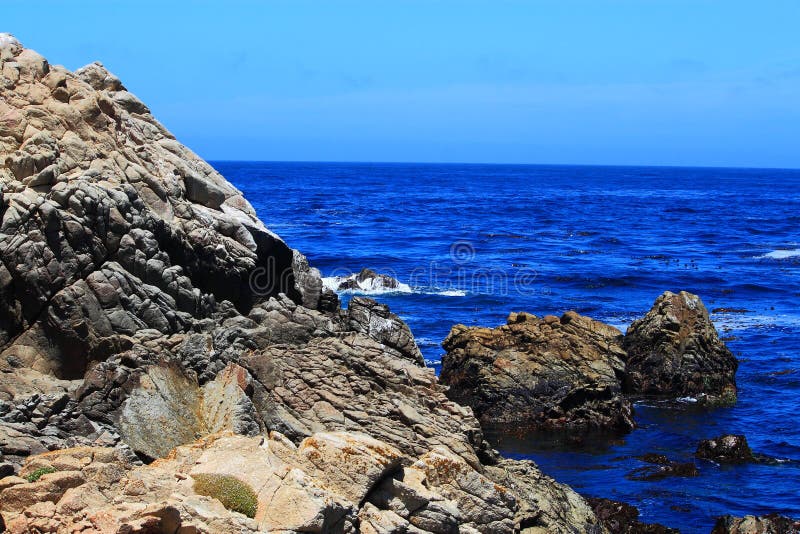 Ocean Rock stock photo. Image of rock, pacific, california - 47103746