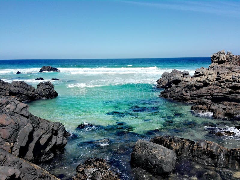 Rockpool stock photo. Image of colorful, grey, nature - 40819734