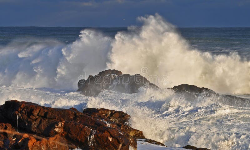 The ocean s rage stock image. Image of headland, rage - 46432199