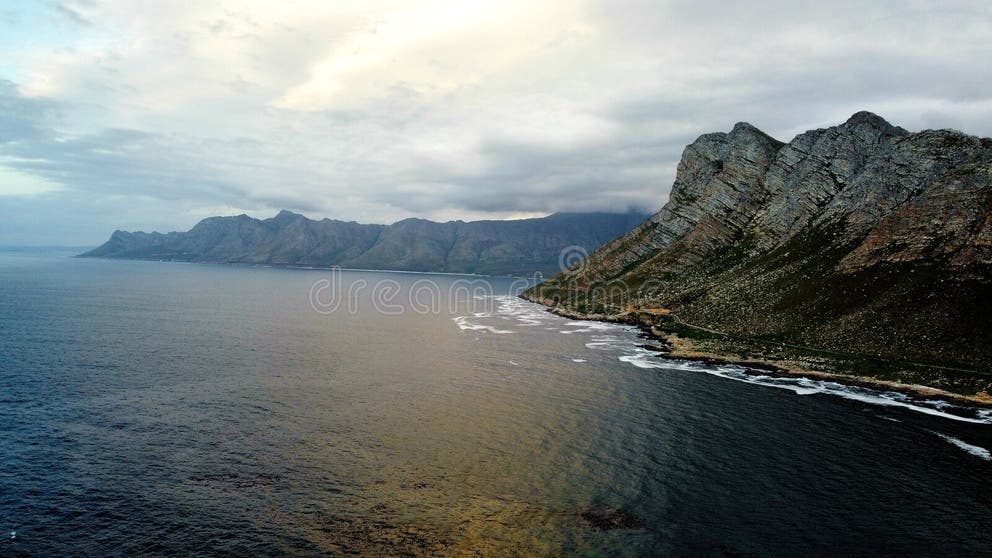 Ocean in SA stock image. Image of lake, cloud, coast - 253914505