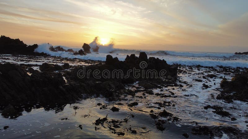 Ocean in SA stock photo. Image of ocean, rock, sand - 253914580