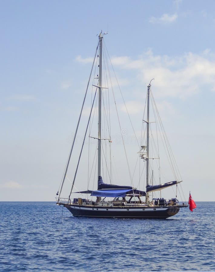 Ocean with sailboat stock photo. Image of sailing, vessel - 156537208