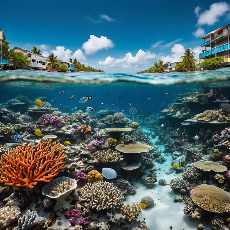 Ocean Sanctuary: the Tranquil Beauty of the Underwater World Stock ...