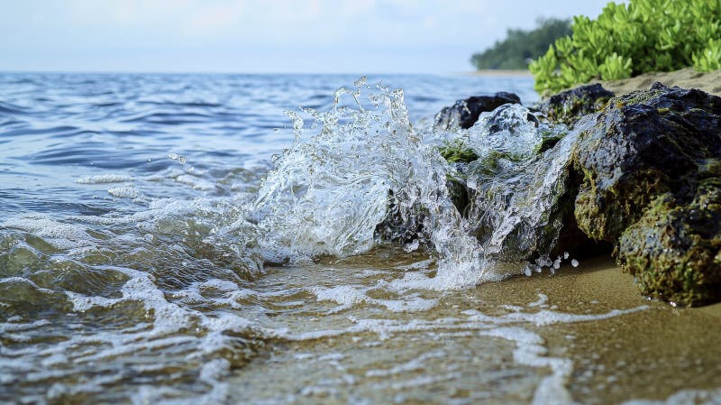 Ocean Sand Movement Studies Coastal Beach Scientific Exploration ...