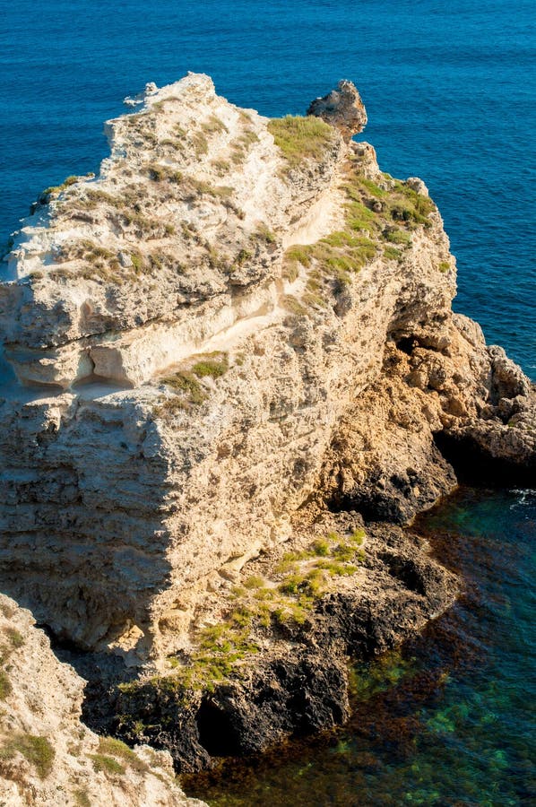 Ocean and Sea Cliffs in Summer Stock Photo - Image of holiday, island ...
