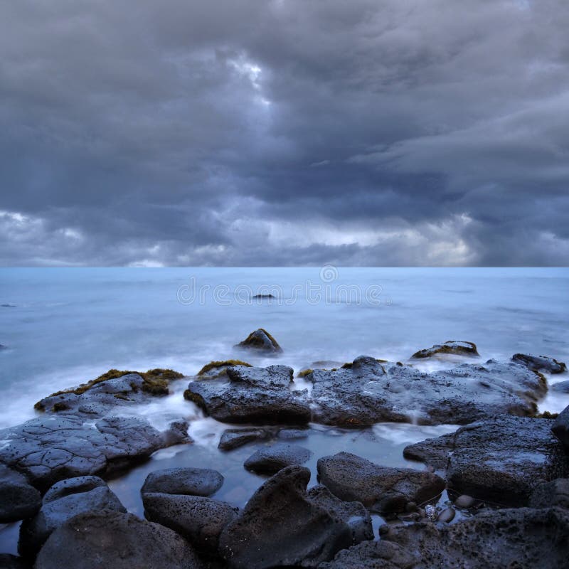 Stormy ocean stock image. Image of english, holiday, peaceful - 3079271
