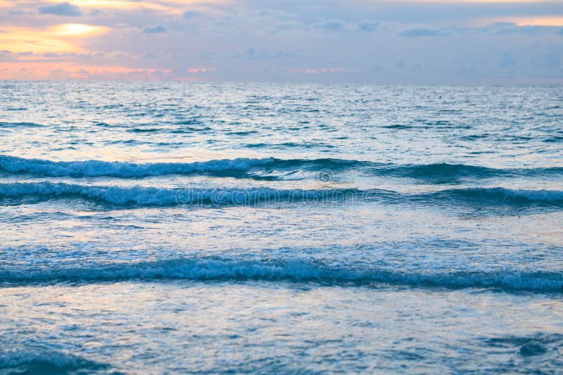 Ocean Seascape and Waves Splashing. Ocean Wave. Scenic Seascape. Waves ...