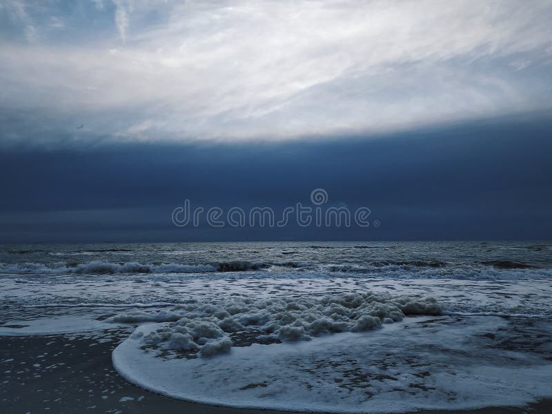 Ocean is shaking. stock image. Image of morning, wave - 249630475