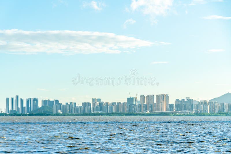 Ocean at Shenzhen Bay Park, China Stock Photo - Image of scenery, china ...