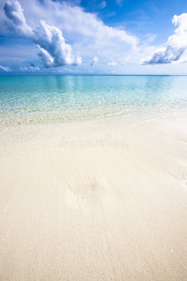 Ocean Shore at Noon, Kuramathi Stock Image - Image of locations ...