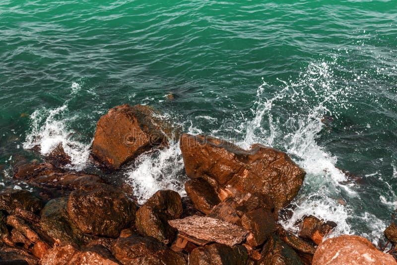 Ocean shore stock photo. Image of nature, ocean, liquid - 101551324