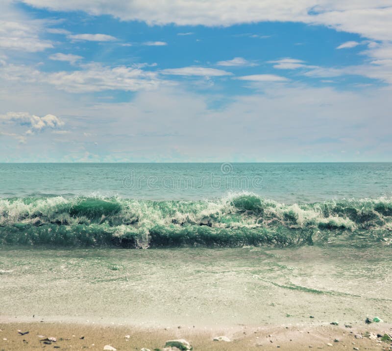 Ocean shore stock image. Image of shore, foam, crash - 34295981