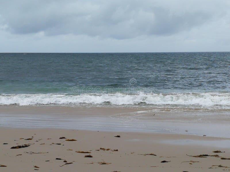 Ocean shores sky line stock photo. Image of water, shores - 229523642