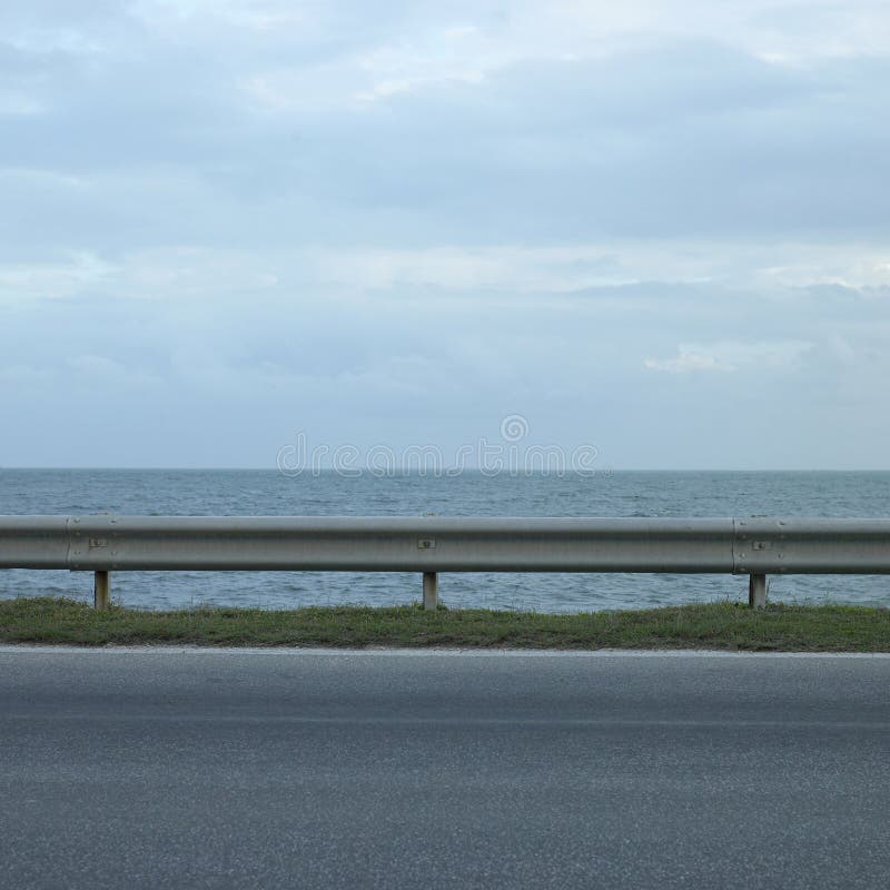 Ocean side highway stock image. Image of security, nature - 48500303