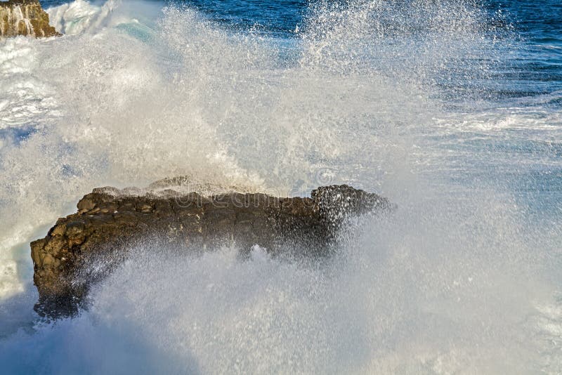 Ocean splash stock photo. Image of shore, littoral, roll - 239634808