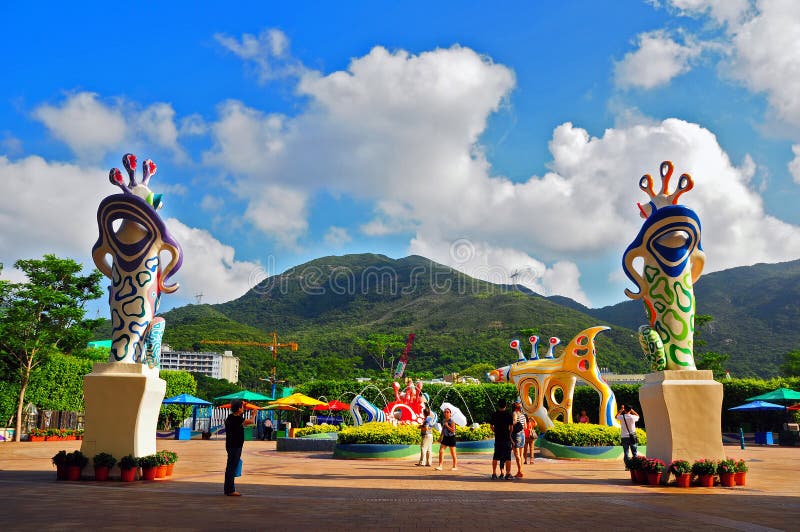 Ocean Square at Ocean Park Hong Kong Editorial Image - Image of travel ...