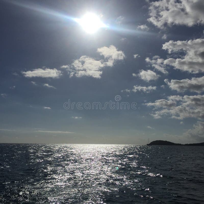 Ocean stock image. Image of shine, bright, water, ocean - 96294453