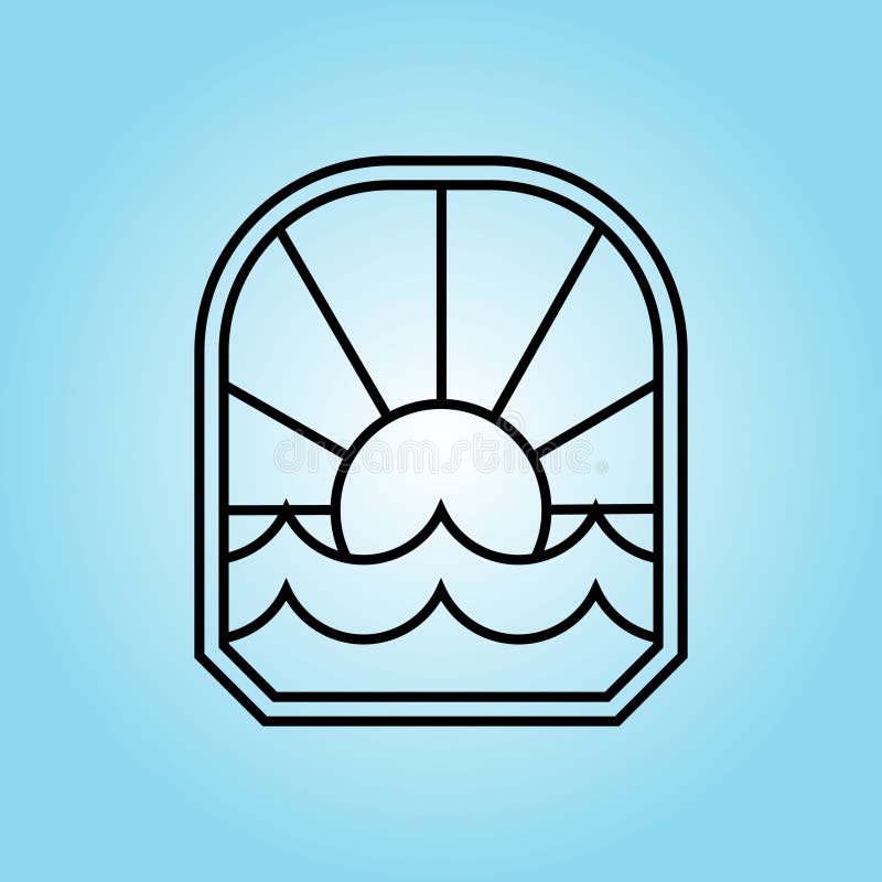 Big Wave Badge Surfing Club for Logo Emblem Patch Design Template Stock ...