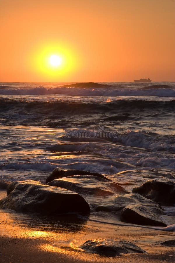 Ocean sunrise stock image. Image of outdoors, nature - 13126623