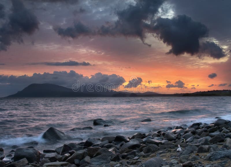 Mourne Mountains Sunrise stock photo. Image of armagh - 2476044