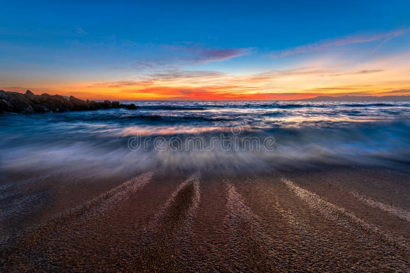 Ocean Sunset Landscape High Resolution Image Stock Photo - Image of ...