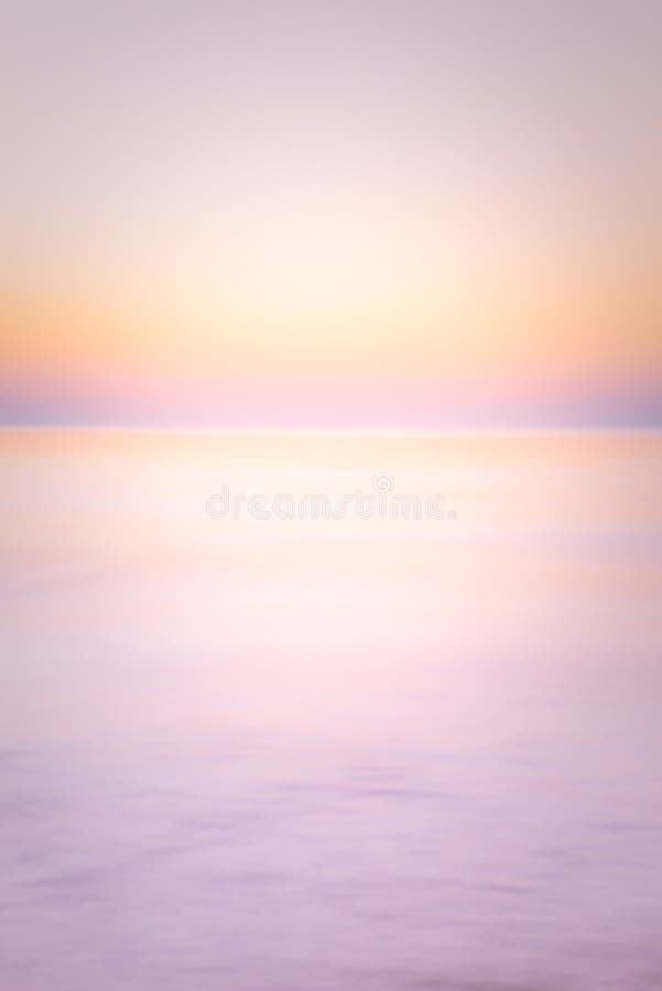 Ocean Sunset Sky - Gorgeous Panorama Twilight Sky and Peaceful Water ...
