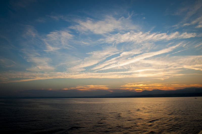 Ocean Sunset stock image. Image of sunbeams, tropical - 36692577