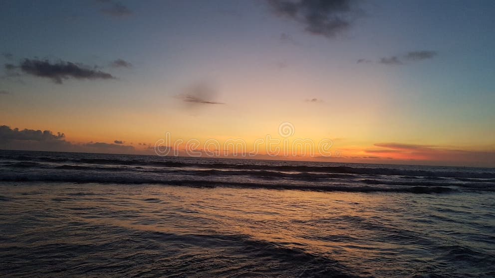 Ocean sunset views stock photo. Image of coast, horizon - 201307264