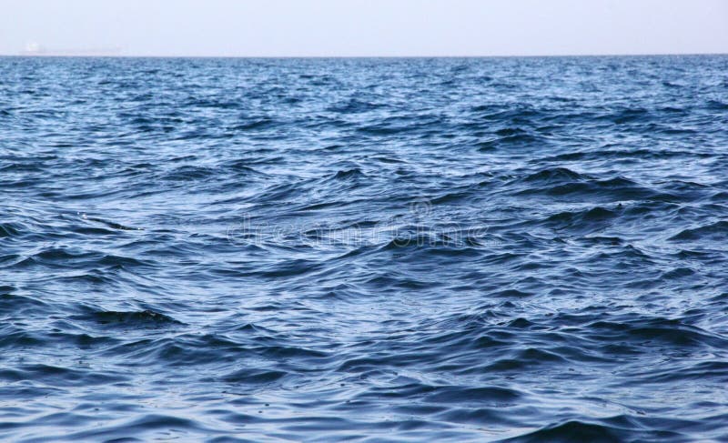 Ocean surface at nightfall stock photo. Image of wallpaper - 177357770