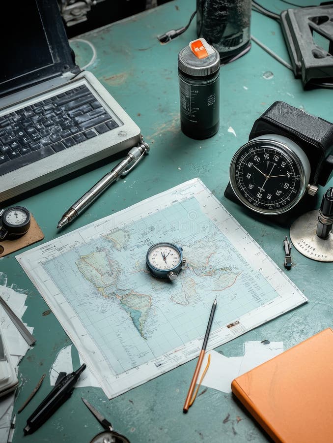 Ocean Temperature Mapping Marine Desk Measurements Precise Ocean ...