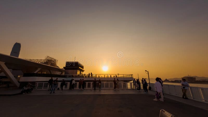 The Ocean Terminal Deck, Tsim Sha Tsui. March 5 2023 Editorial Stock ...