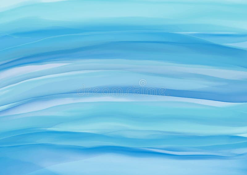 Ocean Themed Hand Painted Watercolour Background Stock Vector ...