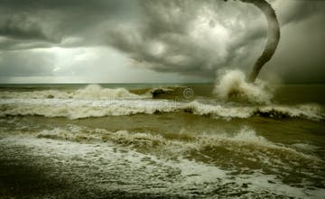 Ocean tornado stock image. Image of environment, dramatic - 6395707