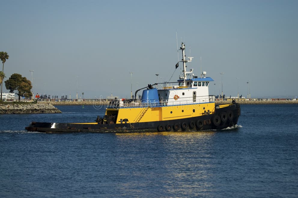 Ocean Tug Boat stock photo. Image of tugboat, assist, ship - 8912906