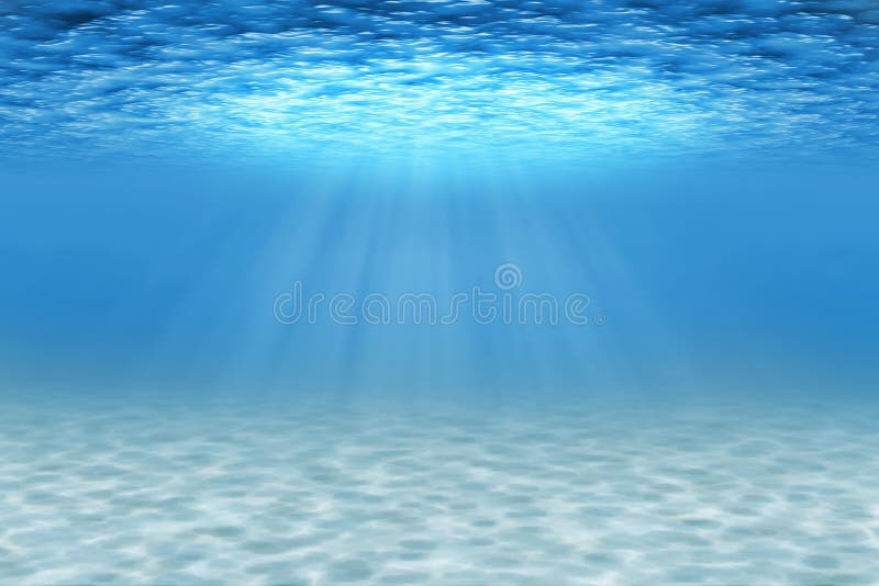 Ocean Underwater Scene with Sandy Seabed. Stock Photo - Image of pool ...