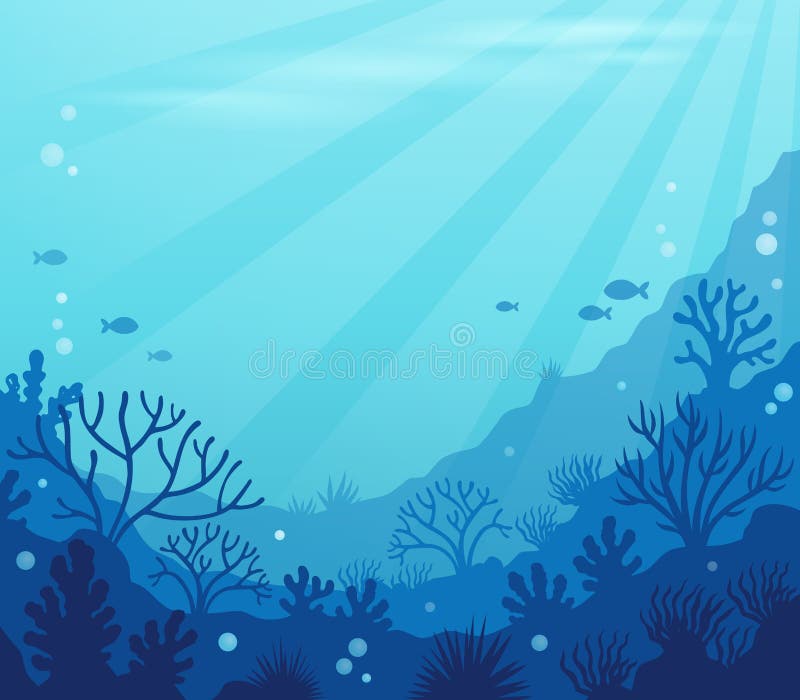 Underwater Ocean Fauna Theme 3 Stock Vector - Illustration of ocean ...