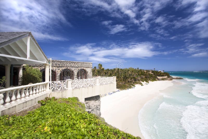 Ocean view stock image. Image of beach, coastline, fence - 8136699