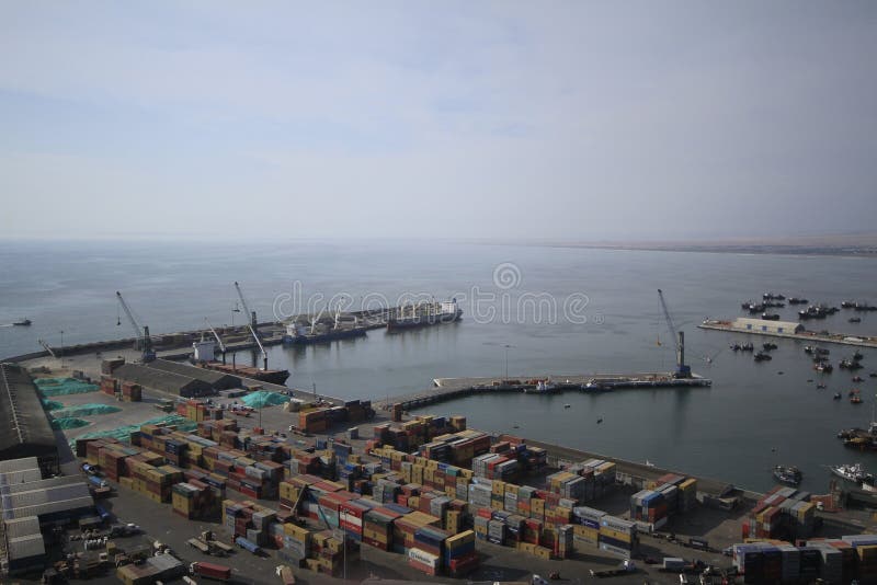 Ocean view of Arica Chile editorial image. Image of wave - 66033420