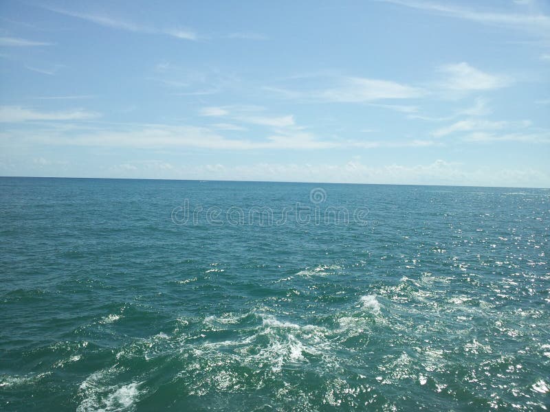 Ocean View stock image. Image of background, water, clouds - 57369809