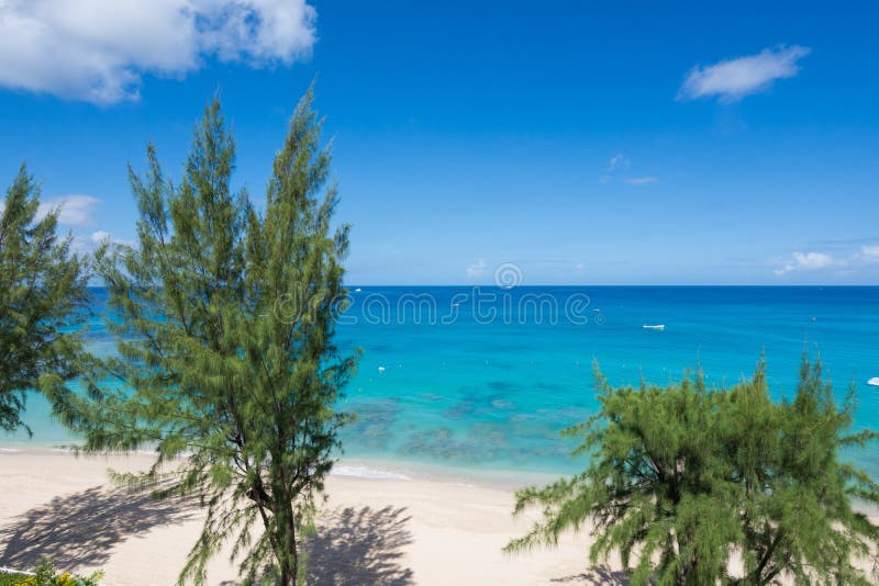 Ocean view caribbean sea stock image. Image of summer - 92663359