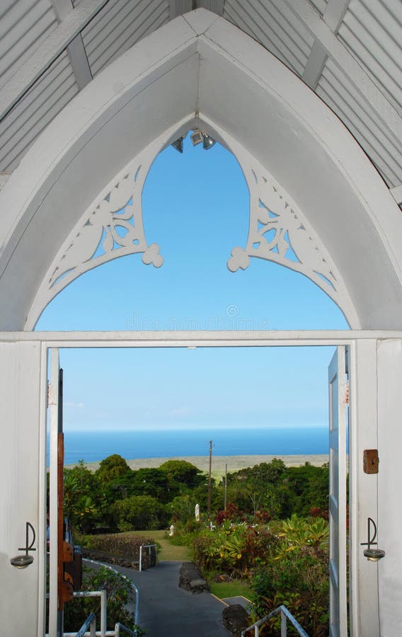 Ocean view stock photo. Image of clouds, exit, church - 67971426