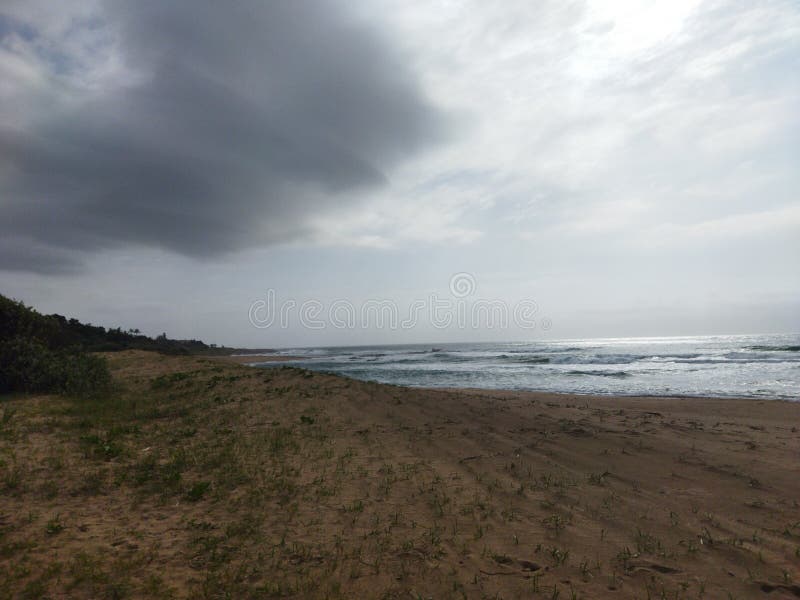 Beautiful ocean clear sky stock image. Image of cliff - 268290611