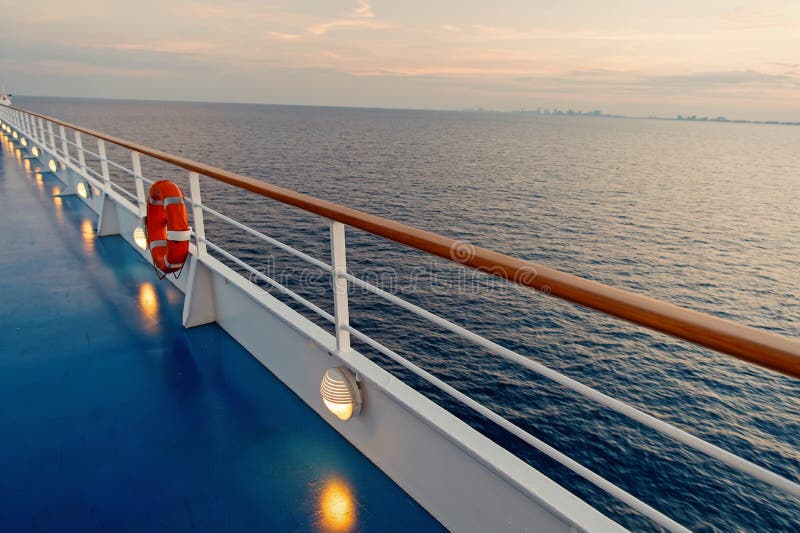 Ocean View from Cruise Ship Stock Image - Image of blue, copy: 94732889