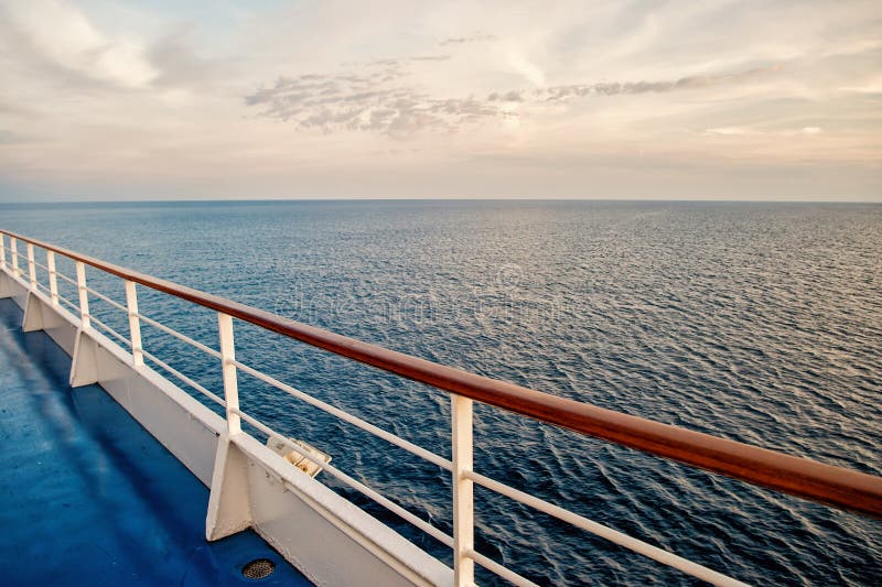 Ocean View from Cruise Ship Stock Image - Image of night, relax: 130915063